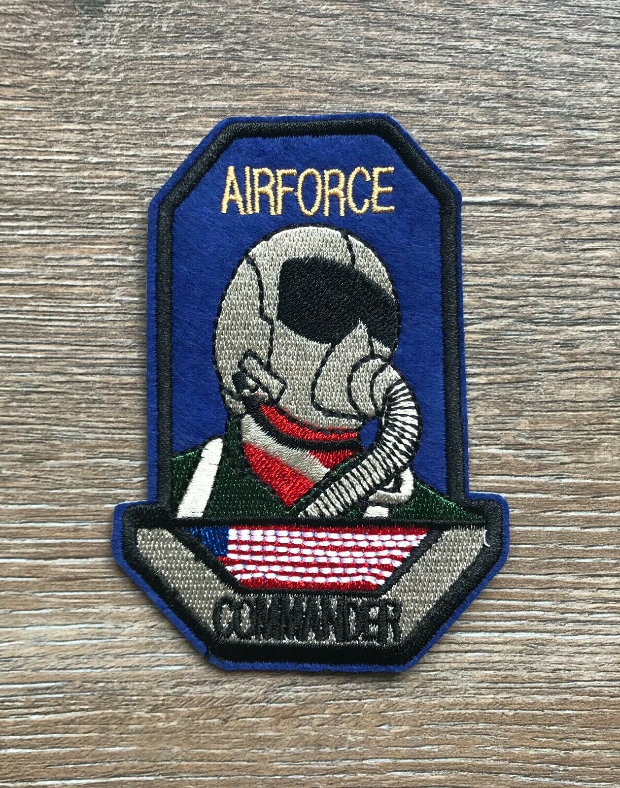 Airforce Aufnäher PATCH Bügelbild Commander Luftwaffe Jet Pilot Top Gun ...