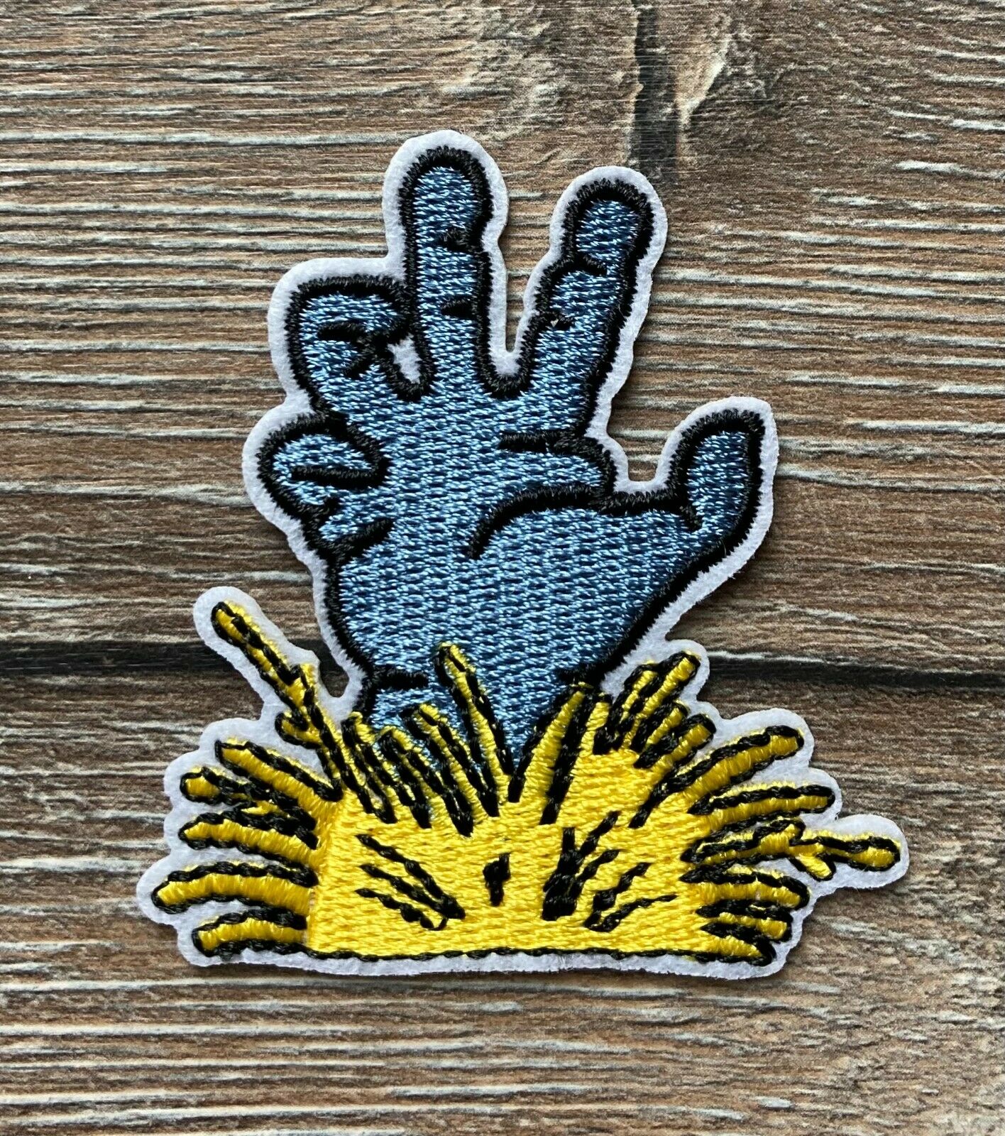Dawn Of The Dead Patch Aufnäher Bügelbild Knochenhand Bones Hand - Patchers