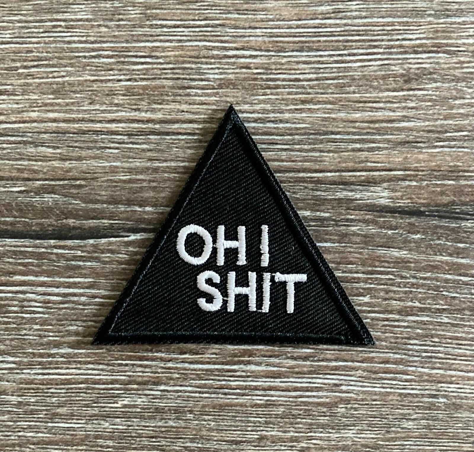Oh Shit Patch Aufnäher Bügelbild Scheiße Schimpfwort Redewendung Slang ...