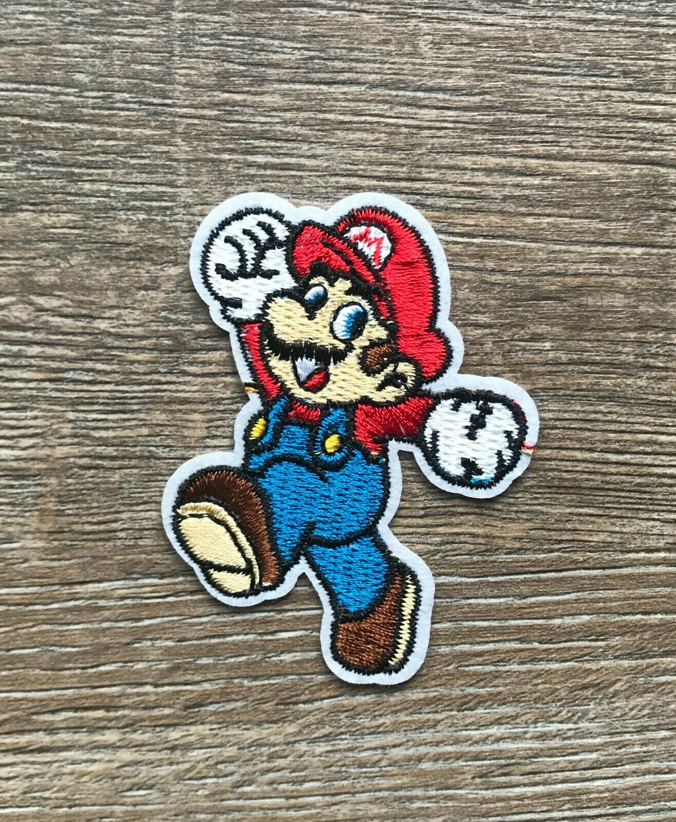 Super Mario Patch Aufnäher Bügelbild Nintendo Figur Spiel Game 80s ...