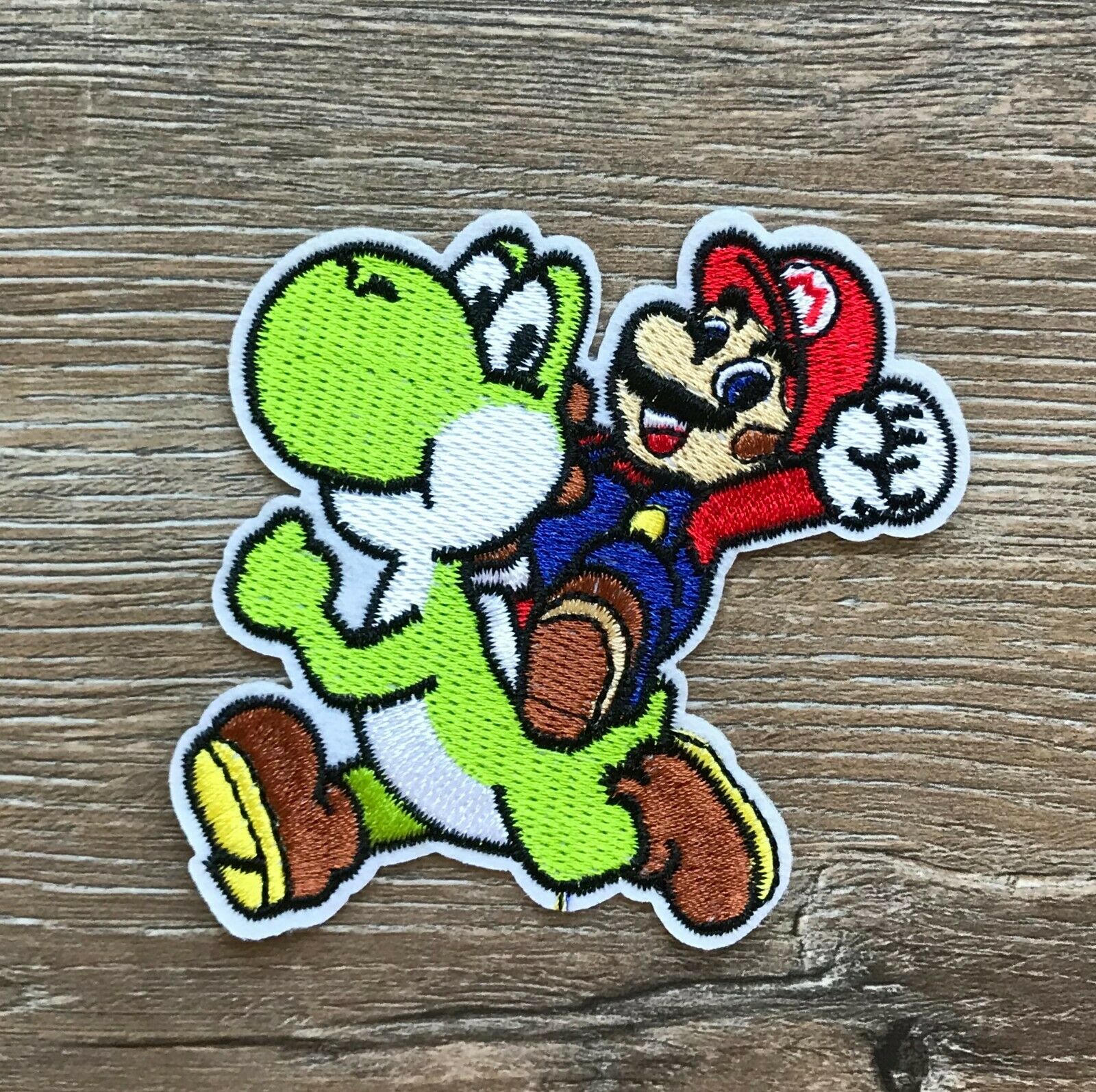 Super Mario Patch Aufnäher Bügelbild Yoshi Nintendo Figur Spiel Game ...