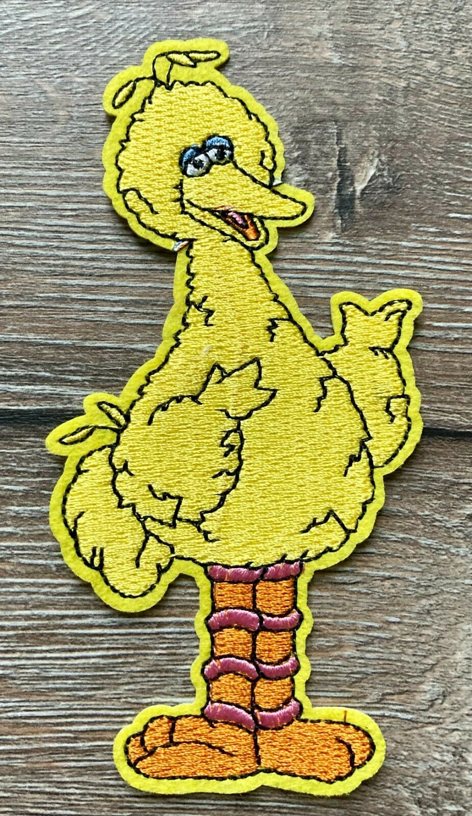 Bibo Patch Aufnäher Bügelbild Muppet Sesamstraße Vogel Bird - Patchers