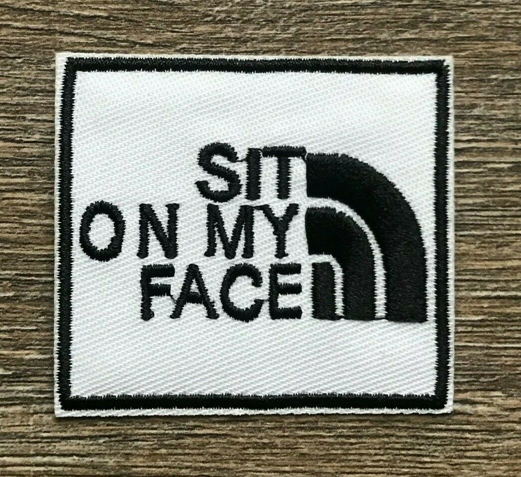 Sit On My Face Patch Aufnäher Bügelbild Sex Spruch Bdsm Patchers