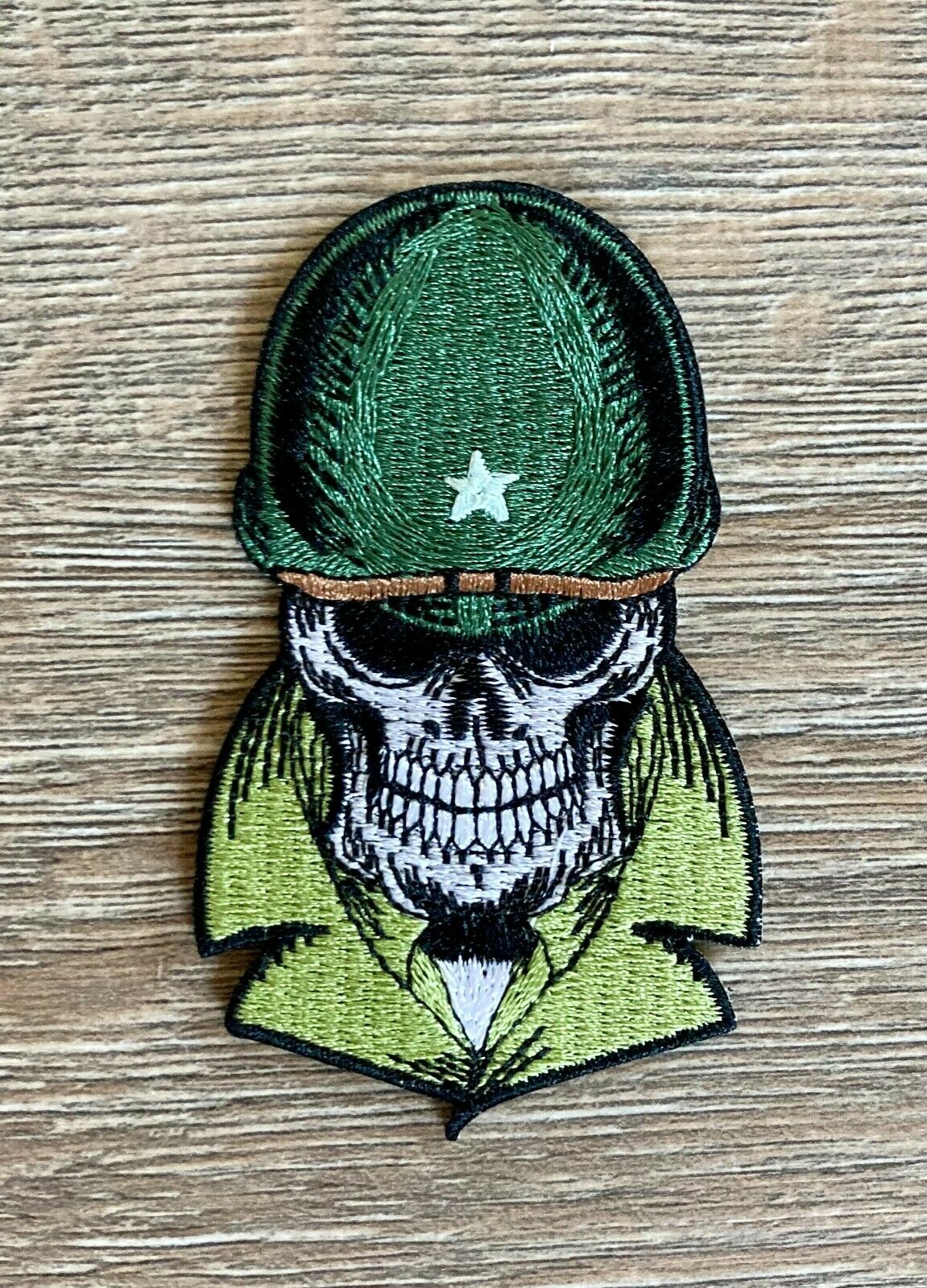 Soldat Patch Aufnäher Bügelbild Dead Skelett Skull Militär - Patchers